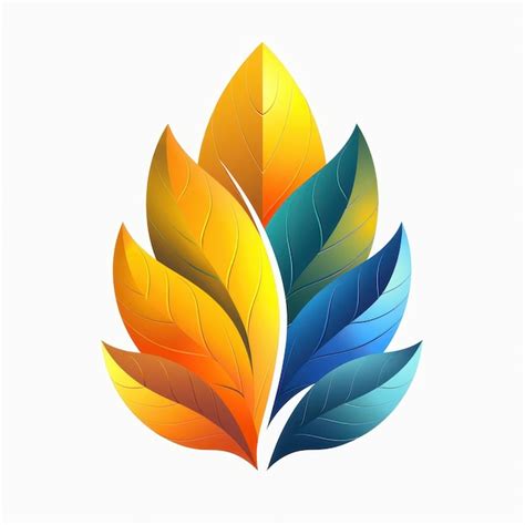 12000 Colorful Leaf Logo Pictures