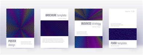 최소한의 브로셔 디자인 서식 파일 집합입니다 레인 보우 등에 대한 스톡 벡터 아트 및 기타 이미지 등 디자인 모던 양식 Istock