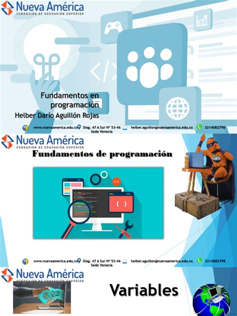 fundamentos de programación 1 pdf variable informática tipo de