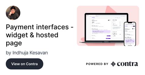 Payment Interfaces Widget Hosted Page By Indhuja Kesavan