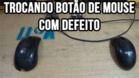 Como Consertar Mouse Clique Falhando Trocar Botão Com Duplo Clique