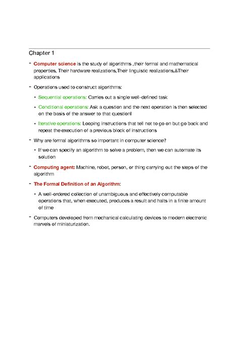 ch1 an introduction to computer science chapter 1 computer