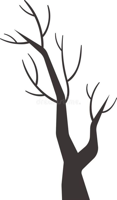Tree Trunk Silhouette Stock Vector Illustration Of Trunk 289325588