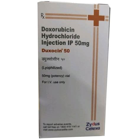 Mg Doxorubicin Hydrochloride Injection At Box Doxorubicin Injection In Rangareddy