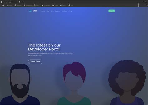 Apigee Developer Portal On Drupal Stratus Meridian