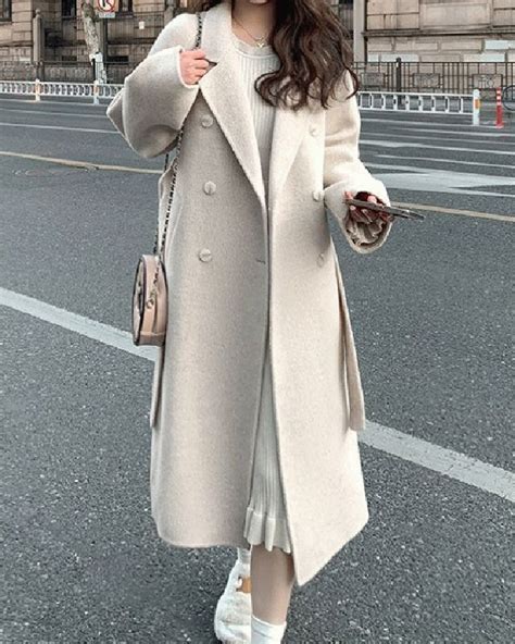 미쓰유 데이나 모직 롱 코트 위시버킷