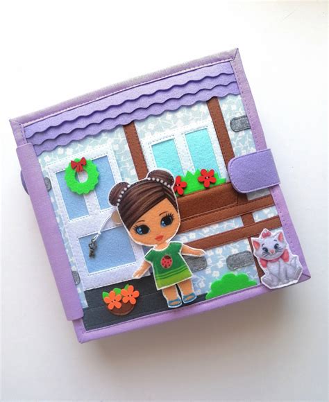 Мягкий кукольный домик из фетра Детские книги 3 купить с доставкой по выгодным ценам в