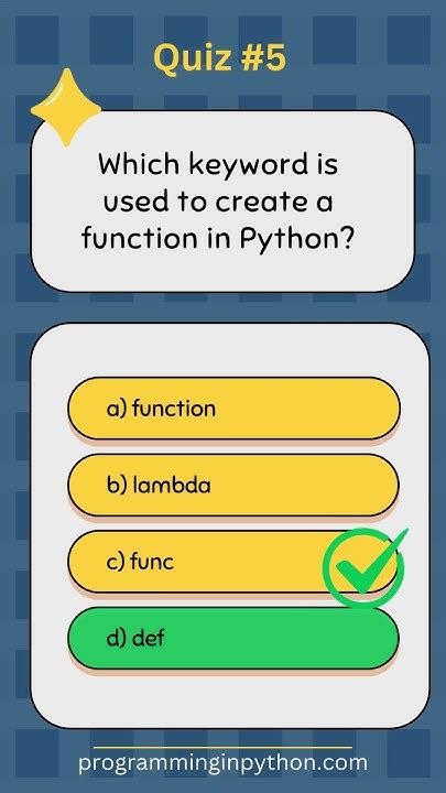 Python Quiz Whats The Answer Quiz 5 Python Shorts Quiz