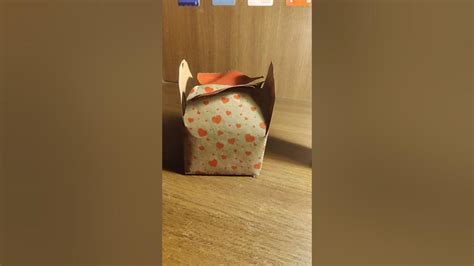 I Made A Box From A Blinkit Bag Craft Diy Handmade Box Blinkit