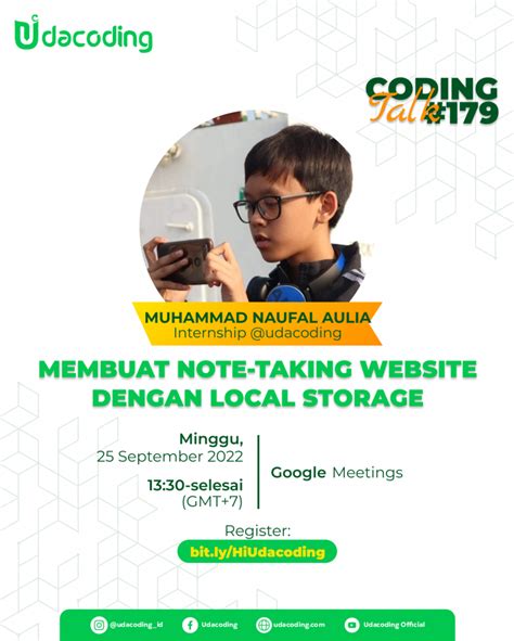 Codingtalk Membuat Note Taking Website Local Storage Udacoding