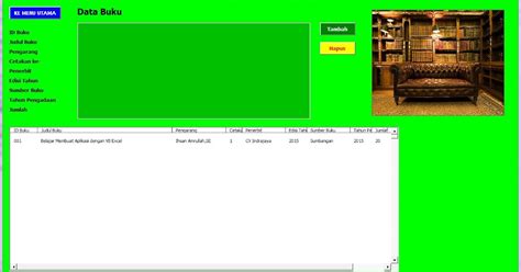 Aplikasi Perpustakaan Versi Excel Terbaru Biologizone
