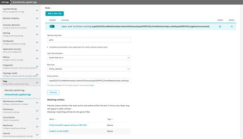 Queue Tags And Management Zones — Dynatrace Docs