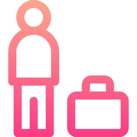 Passenger Basic Gradient Lineal Color Icon