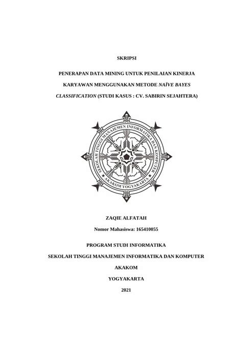 pdf skripsi penerapan data mining untuk penilaian … dokumen tips