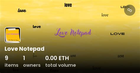 Love Notepad Collection Opensea