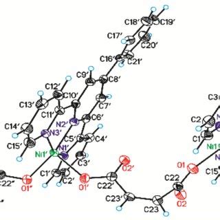 Molecular structure of complex 1 including the atom numbering scheme.... | Download Scientific ...
