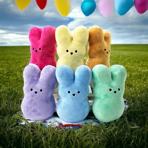 Lets Get Crafty Wholesale Bunny Peep Plush Yellow