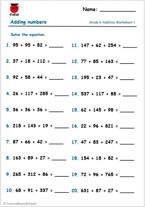 Free Math Exercises For Grade 6 Download Free Math Exercises For Grade 6 Png Images Free