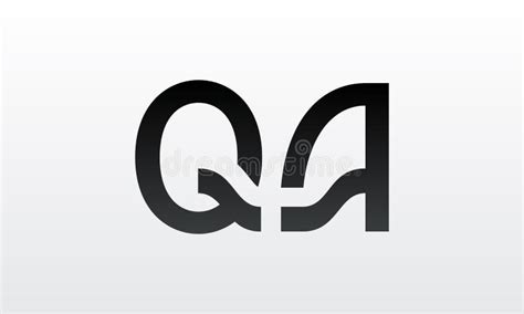 Initial Letter Qa Logo Design With Creative Modern Business Typography