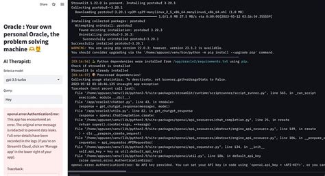 no api key provided won t work once i deploy the app deployment