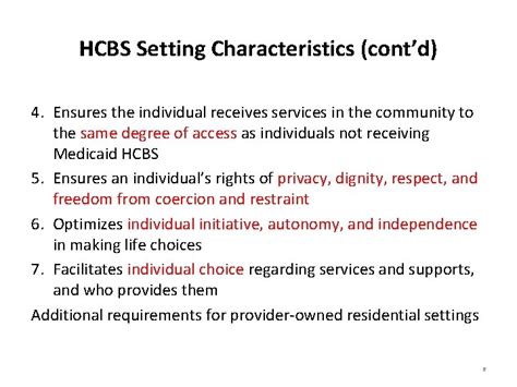 Be The Change The HCBS Rule And Opportunities