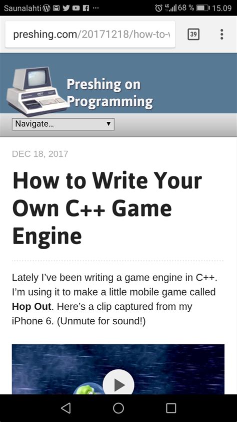 How To Write Your Own C Game Engine