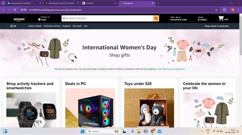 apurva palve on linkedin webdevelopment html css amazonclone