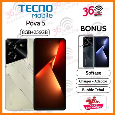 Jual Tecno Pova 5 8GB 256GB Garansi Resmi Tecno Shopee Indonesia