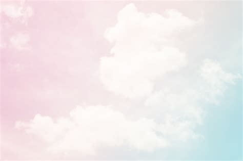 추상적 인 색 파스텔 배경 파스텔 색상의 구름 배경으로 부드러운 하늘 프리미엄 사진