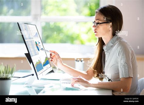Digital Data Technology KPI Business Dashboard Technology Stock Photo