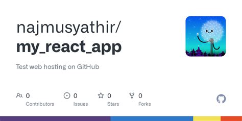 Github Najmusyathir My React App Test Web Hosting On Github