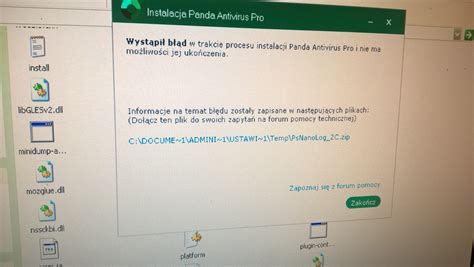 Panda problem z instalacją Problemy z oprogramowaniem dobreprogramy forum