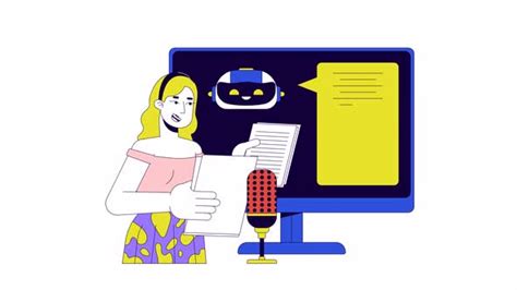 Speech Recognition In Ai Line 2d Animation Elements Motion Graphics Ft Speech Recognition Ai