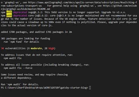 Problems Launching `gatsby Develop` · Gatsbyjs Gatsby · Discussion