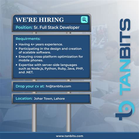 careers tanbits on linkedin fullstackdeveloper frontend backend