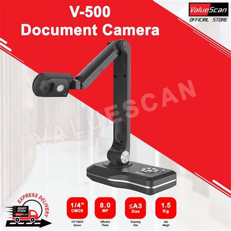 v 500 visualizer visualiser v500 document camera image scanner
