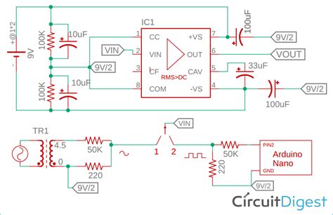 Designing A True Rms To Dc Converter Using Ic Ad736 Rms Root Mean