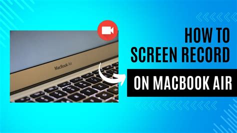 How To Screen Record On Macbook Air Youtube
