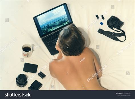 Naked Female On Bed Geographic Map Stock Photo Shutterstock