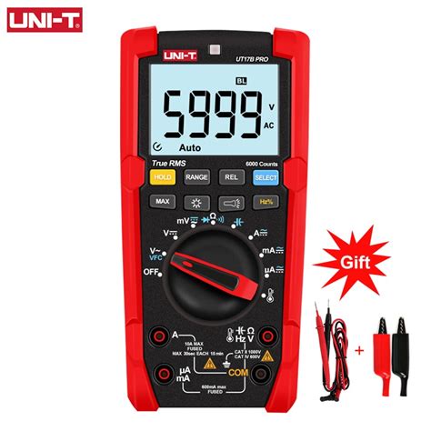 Jual Preorder Uni T Ut15b Ut17b Ut18b Pro True Rms Digital Multimeter Auto Range Tester 60mohm