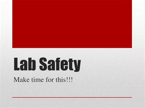 PPT Lab Safety PowerPoint Presentation Free Download ID 1933875