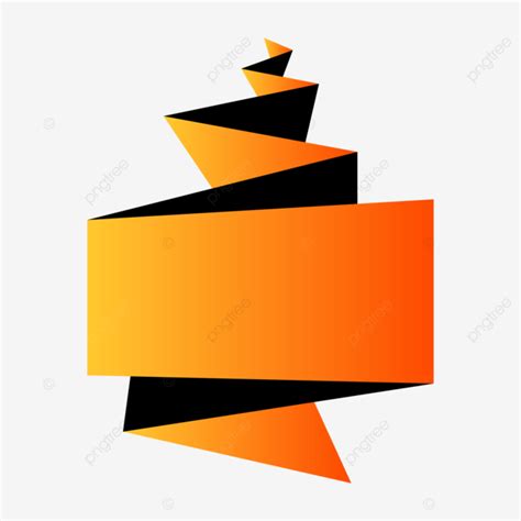 Shape Design Element Yellow And Black Color For Write Text Shape