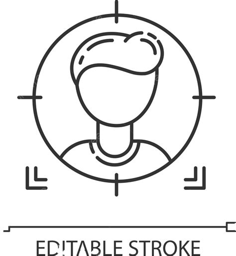 Target Audience Pixel Perfect Linear Icon Target Pixel Perfect Work Vector Target Pixel