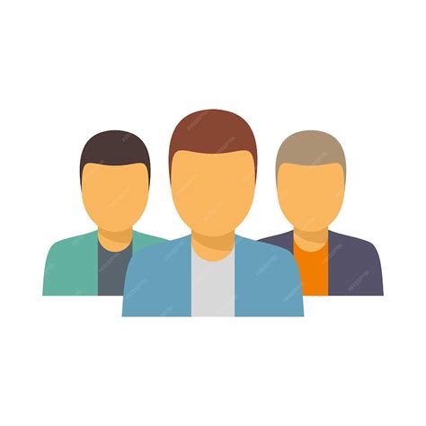 Premium Vector Business Team Icon Flat Illustration Of Business Team