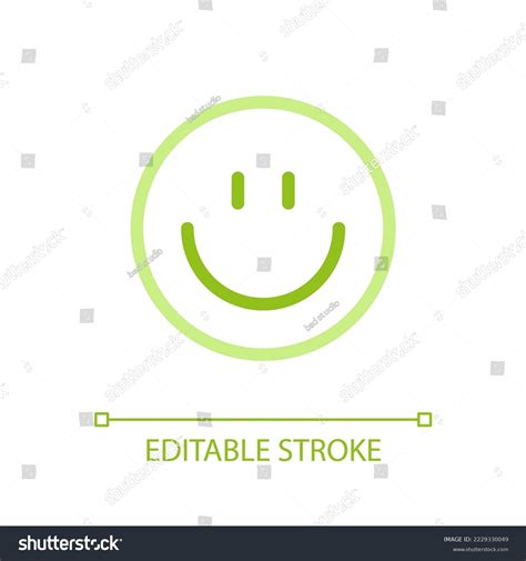 Smiling Emoji Pixel Perfect Color Linear Stock Vector Royalty Free 2229330049 Shutterstock