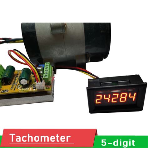 Brushless Motor Tachometer Speed Sensor LED Digital Frequency Meter Speedometer Input Signal PNP