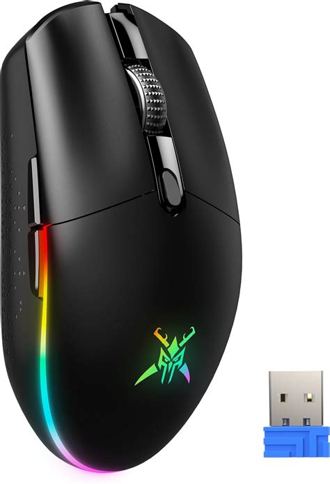 Tecknet Wireless Gaming Mouse 8000 Dpi Rgb Backlit 6 Programmable Buttons