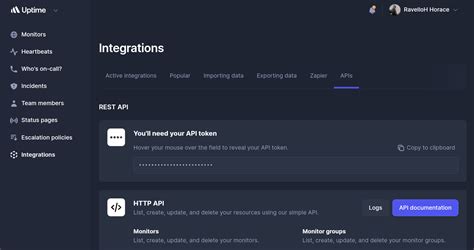 github ravelloh uptime api route 个人路由转发betteruptimeapi，隐藏token