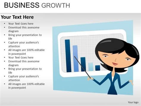 PowerPoint Slide Editable Business Growth Ppt Process