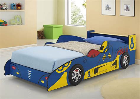 Twin Twin Blue And Yellow Race Car Bed Renaissance Philadelphia Pa
